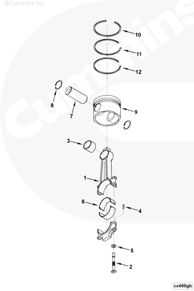 适用于柴油发动机配件KTA19/QSK19活塞销4095009活塞组件4095009-阿里巴巴